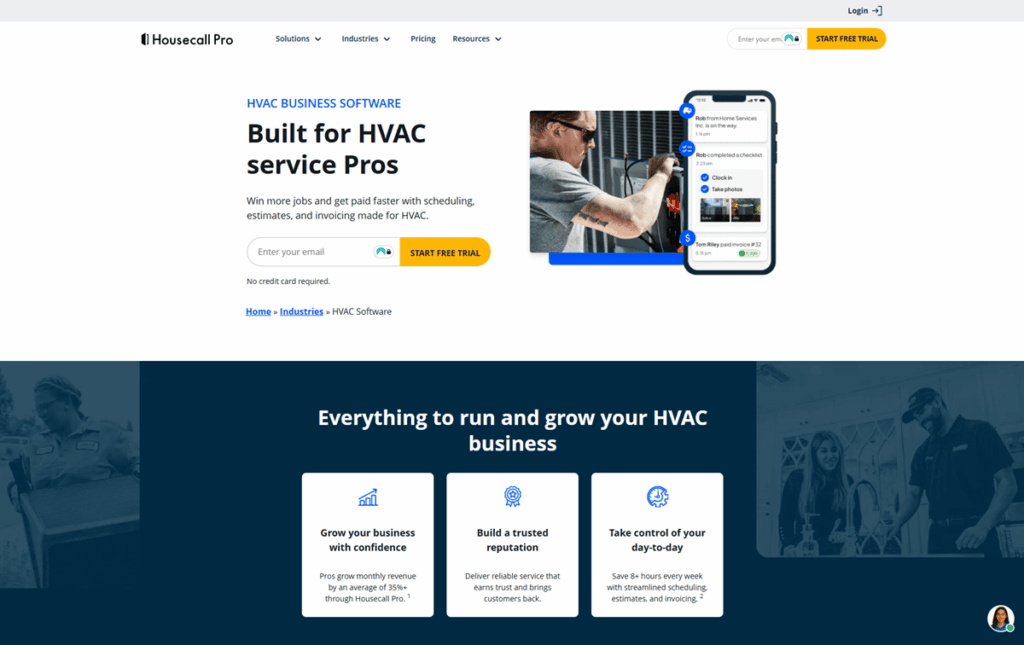 Best HVAC Business & Field Service Software | Workever